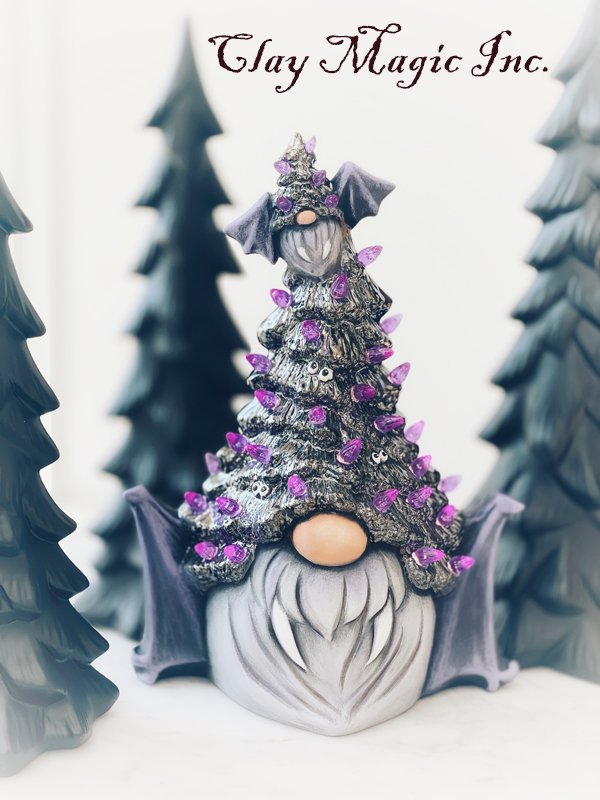 Clay Magic Vampire Gnome Tree CM-4317 - All Fired Up About Ceramics LTD