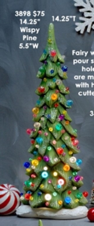 Clay Magic Wispy Pine Tree 14.25" CM_3898_3499 - All Fired Up About ...