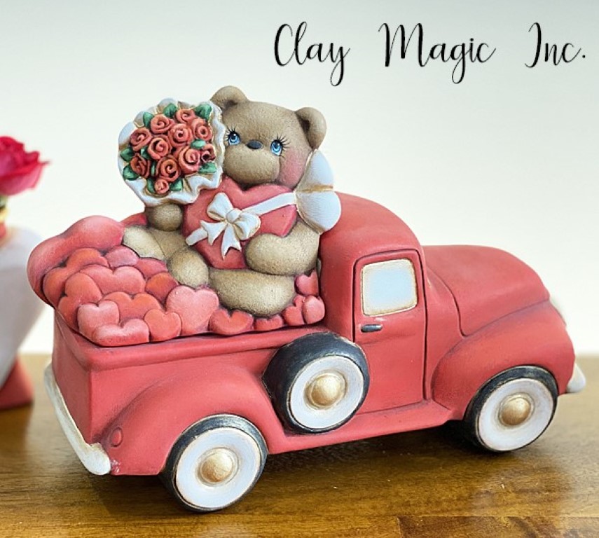 Clay Magic Pickup Truck CM-4102 - All Fired Up About Ceramics LTD