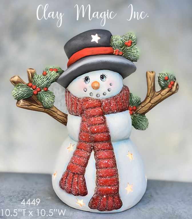 Clay Magic Wilson Snowman CM-4449 - All Fired Up About Ceramics LTD