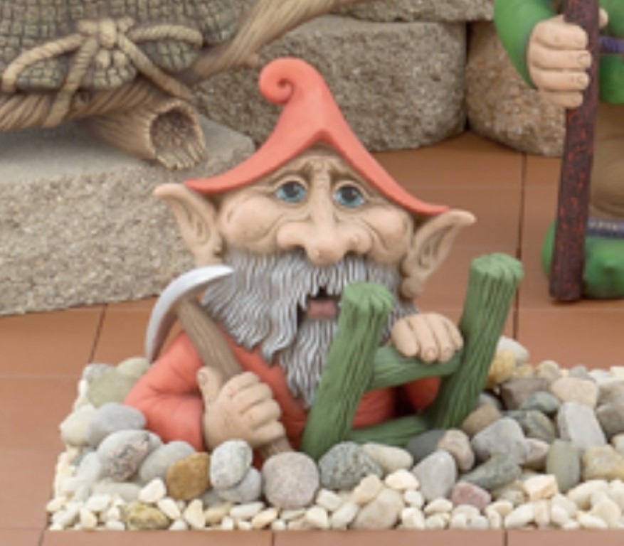 Clay Magic Miser Miner Gnome w/Ladder TL-996-997-998 - All Fired Up ...