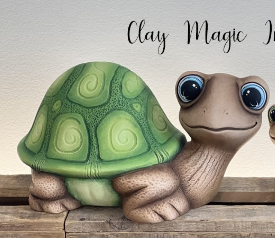 Clay Magic Large Pal Turtle CM-4420 - All Fired Up About Ceramics LTD