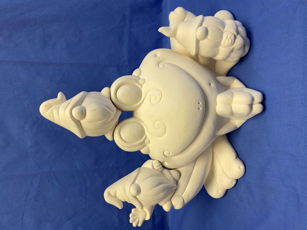 Clay Magic Polly Wog Frog w/ Three Gnomies CM_4111_4115 - All Fired Up ...