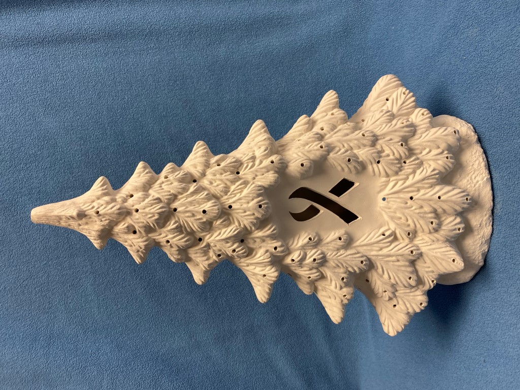 Slim Cancer Ribbon Tree - All Fired Up About Ceramics LTD