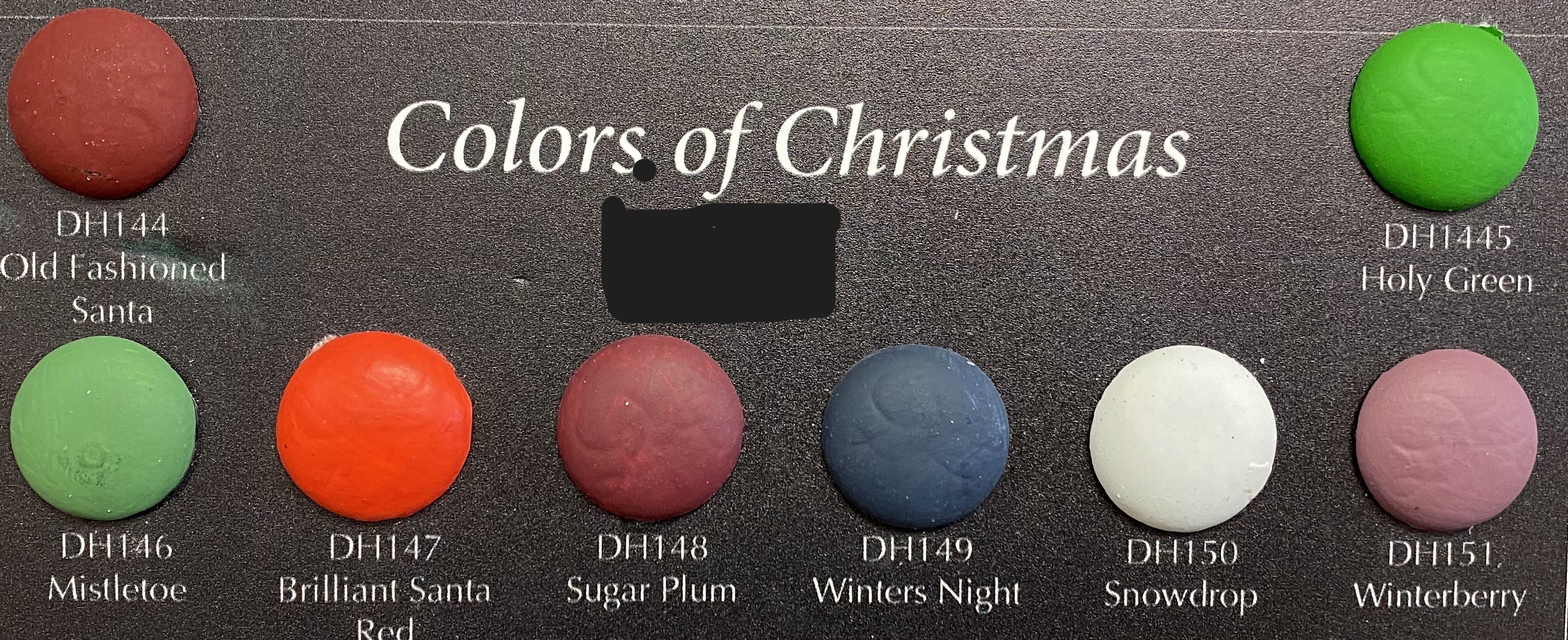 Doc Holliday Colors Of Christmas - All Fired Up About Ceramics LTD